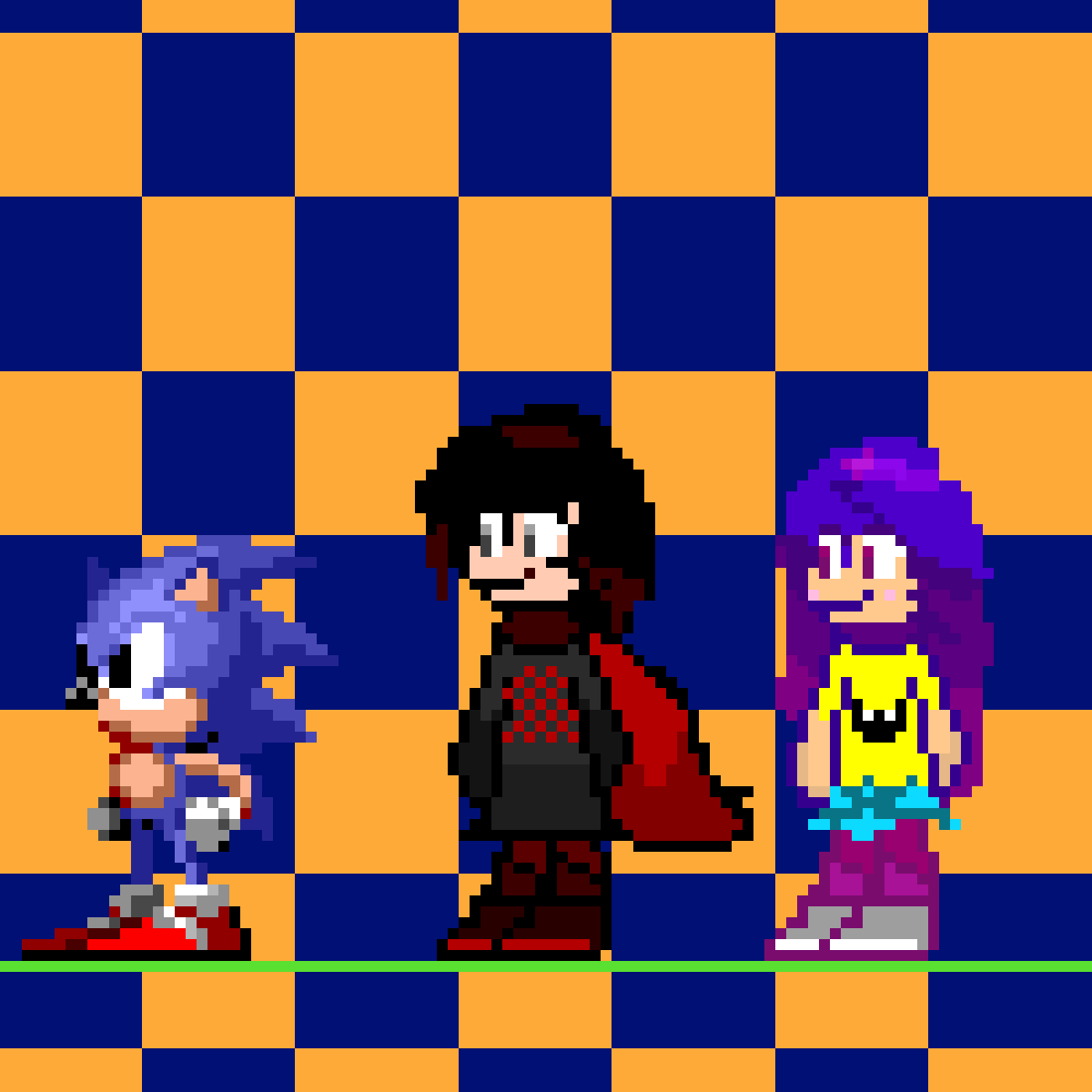 Pixilart - sprite test 2 peak character miko by Cosmogos