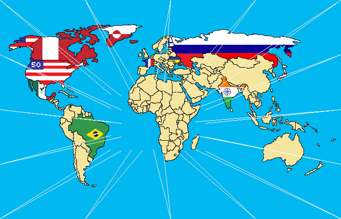 Pixilart - World Map FlagEmpty and fixed Add more flags! I started by ...