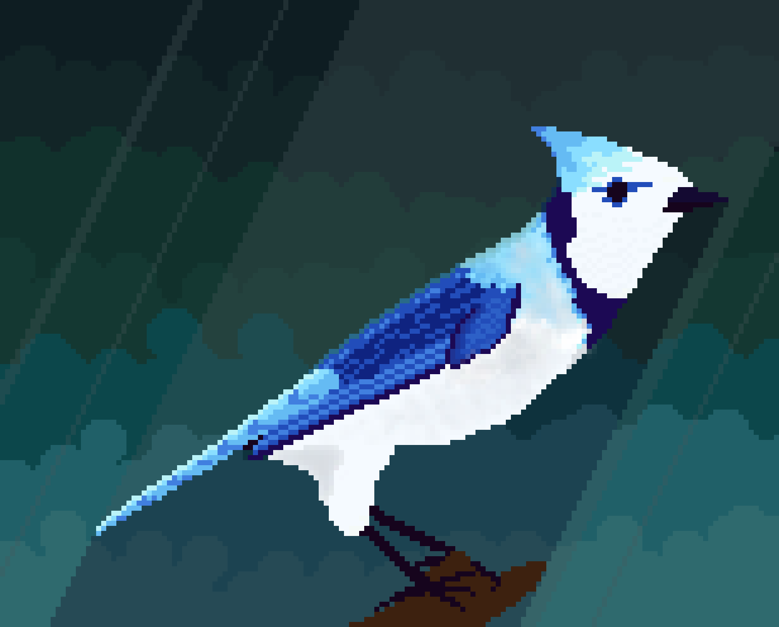 Pixilart - Blue jay by Friendlysword