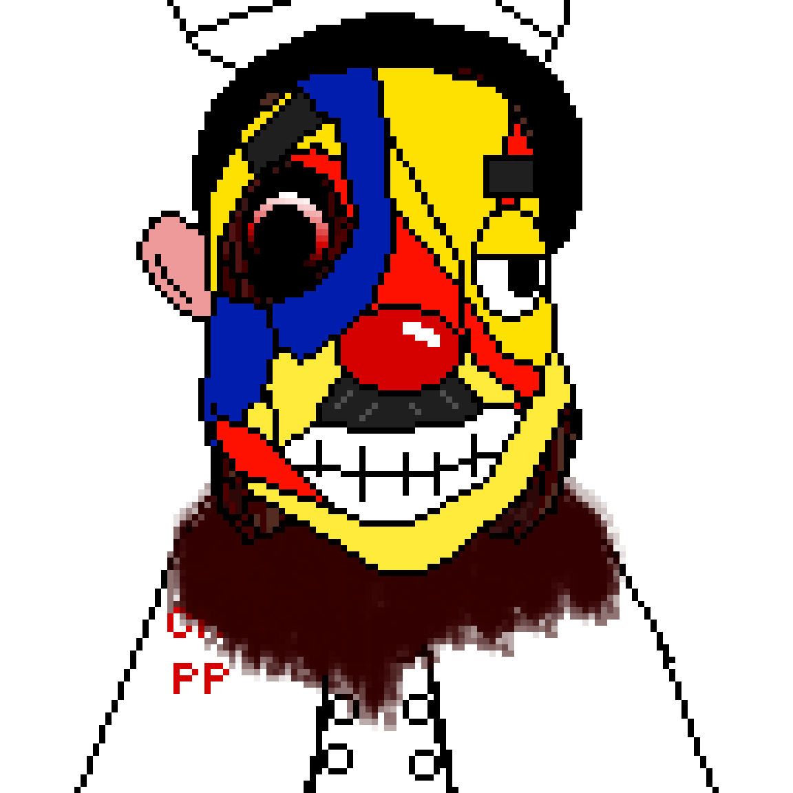 Pixilart - vendetta(with playdough mask on) by Nick333