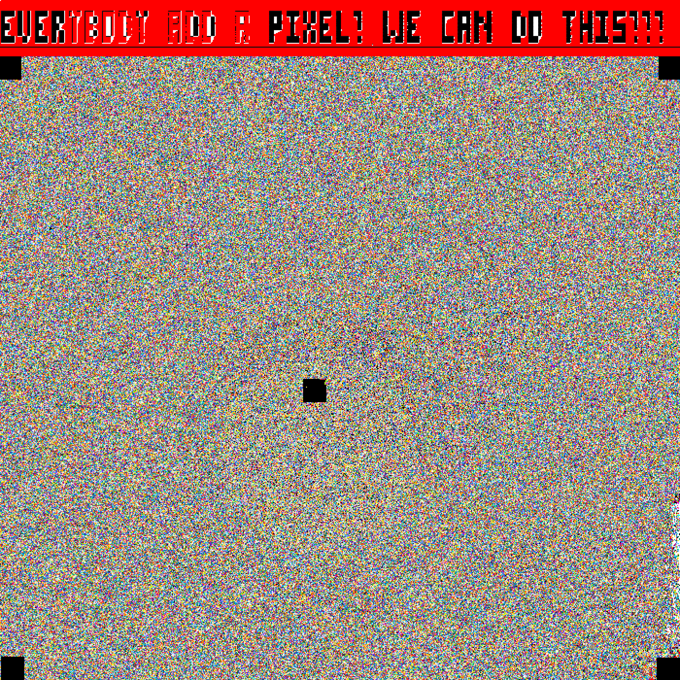 Pixilart - ADD A PIXEL (please only one) by Timism