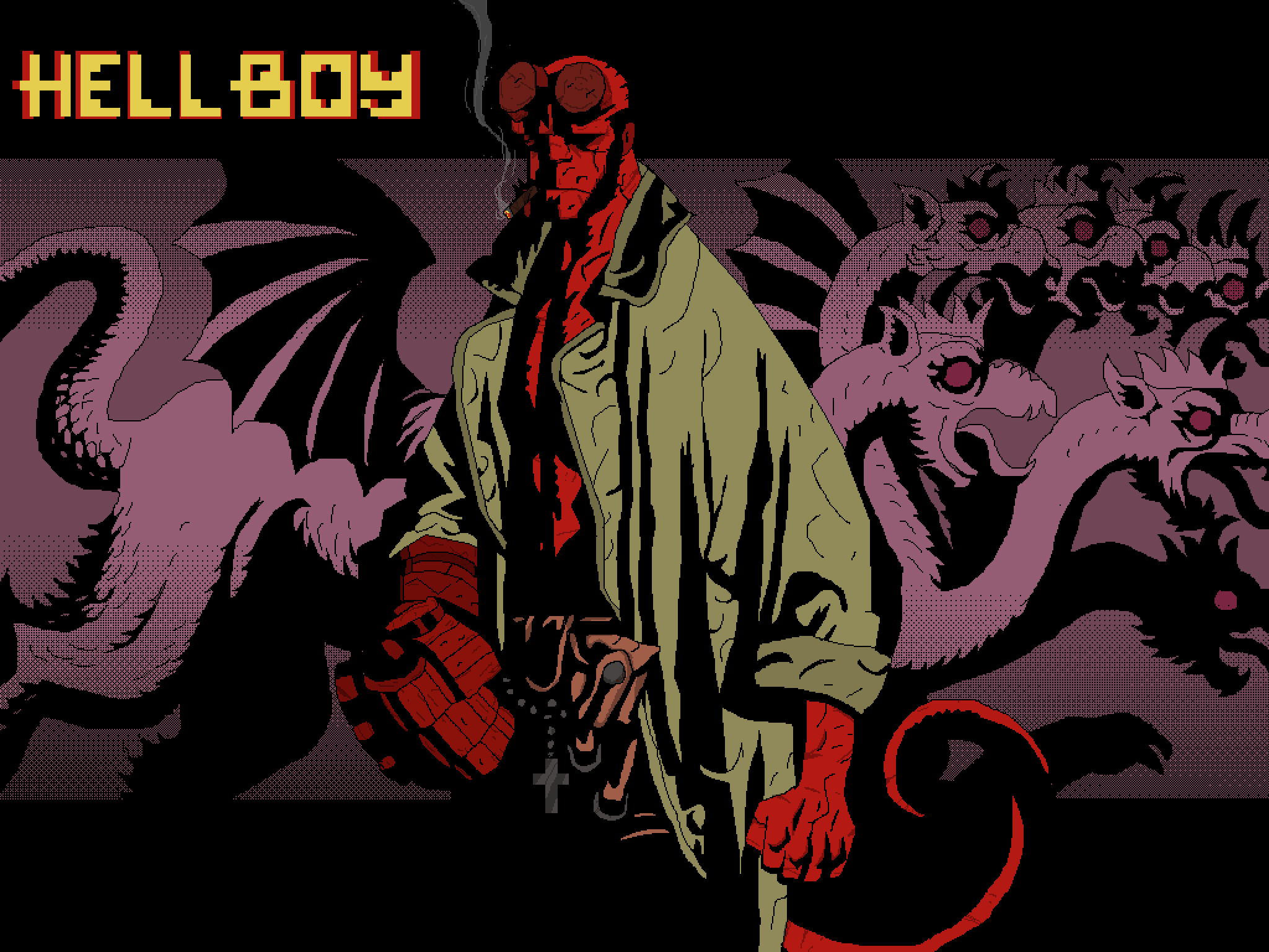Pixilart - Hellboy Animated ver. by Ashtrayy97