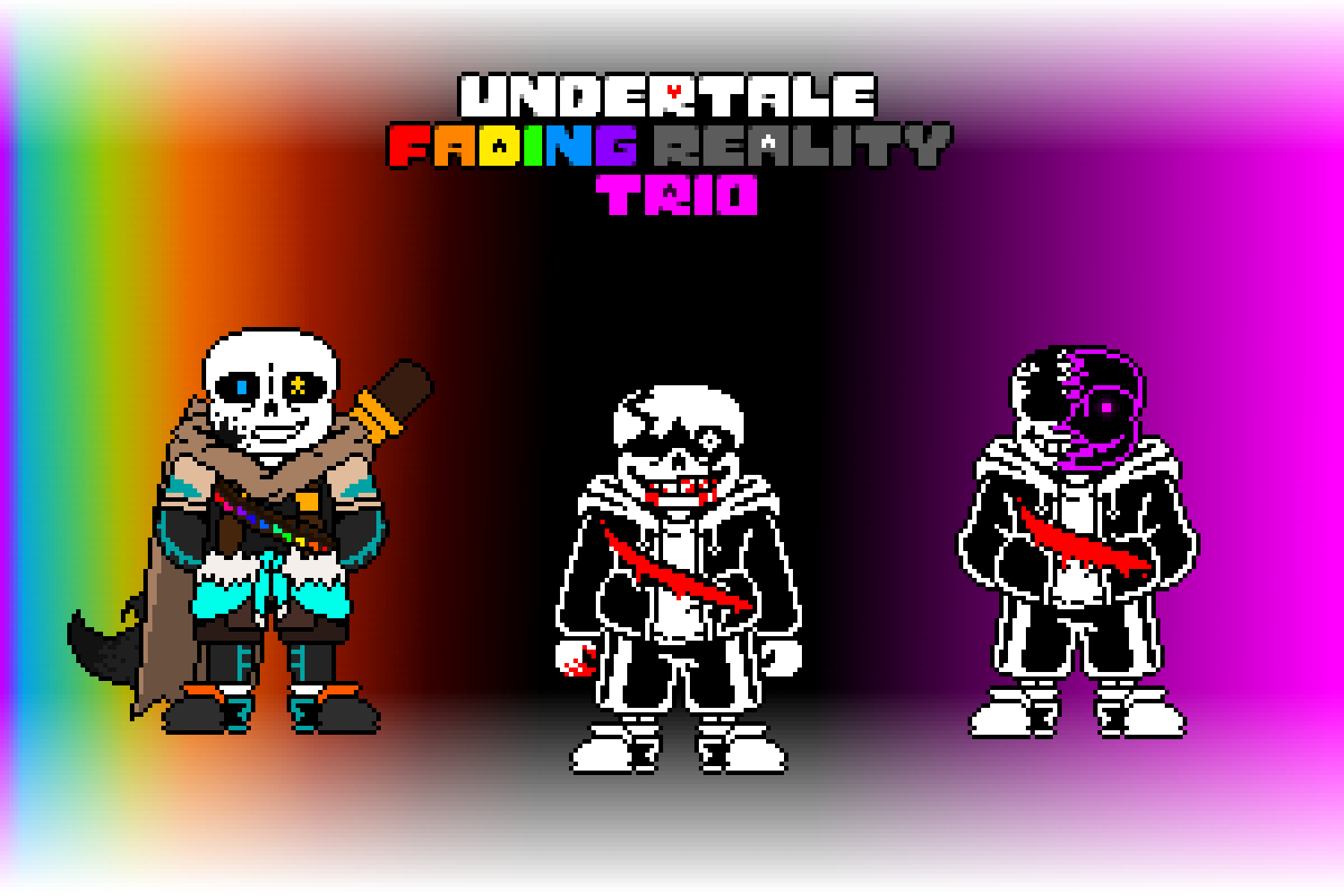 Pixilart - UNDERTALE: FADING REALITY TRIO (Phase 1) by Pro5276Official