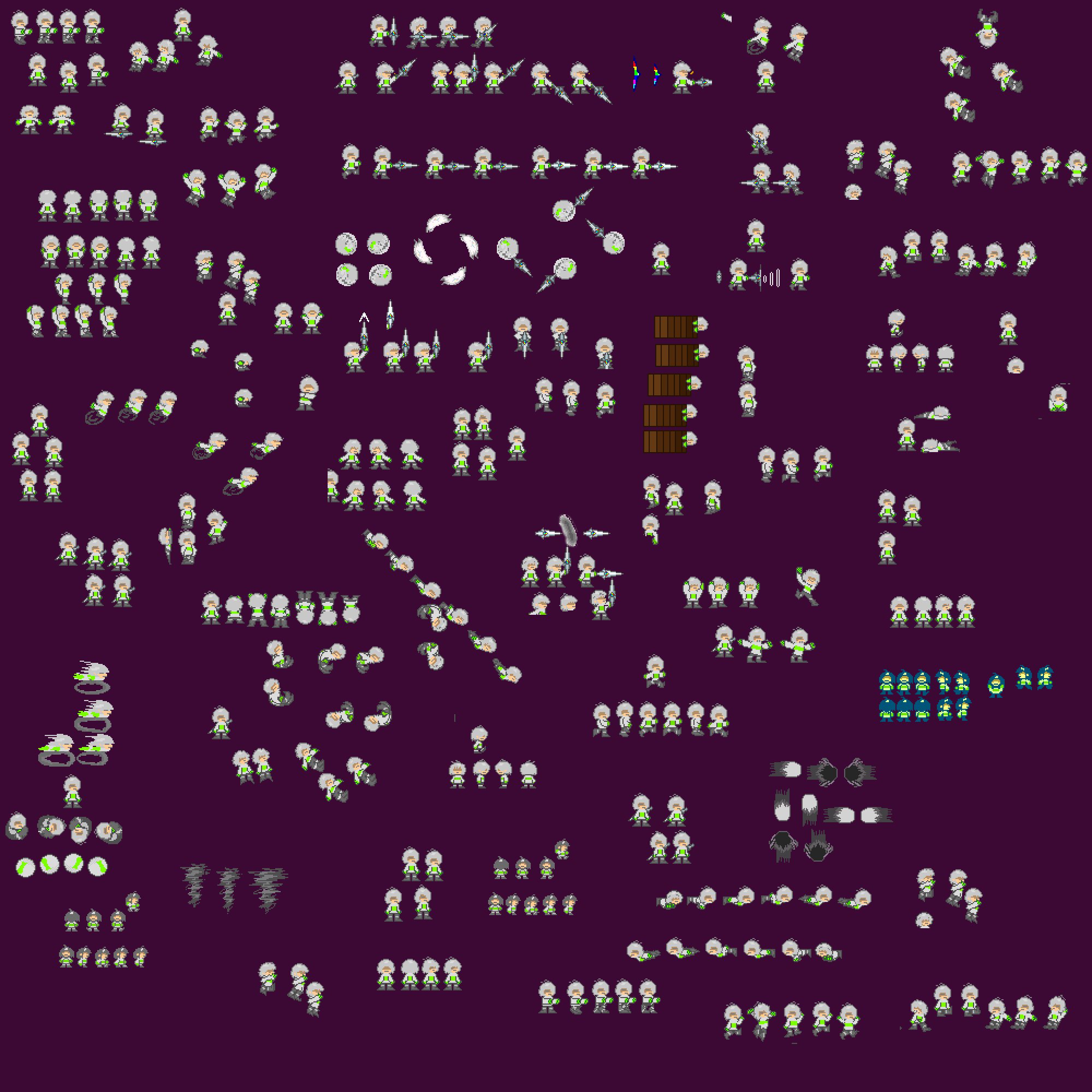 Pixilart - Updated Gray Sprites Final by Cosmogos