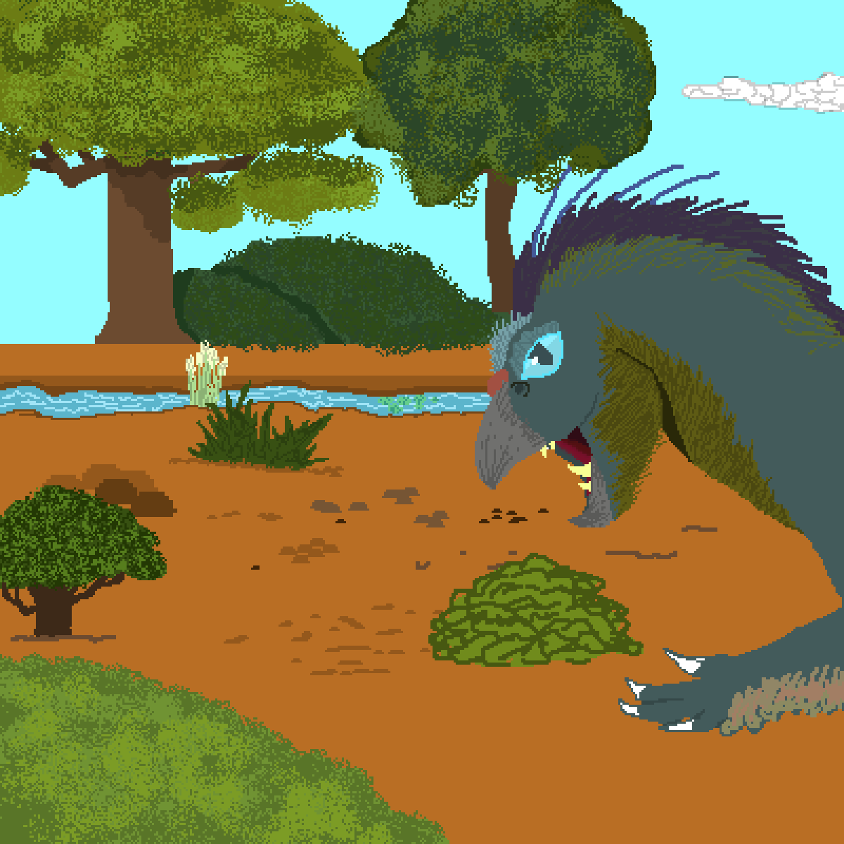 Pixilart - Pegomastax Africanus by Horrorsaurus