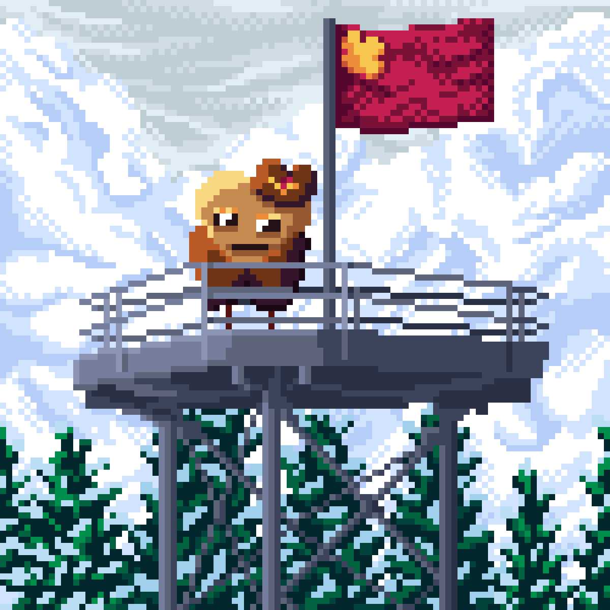 Pixilart - Soviet Cotufa Watchtower by KaiserNovus