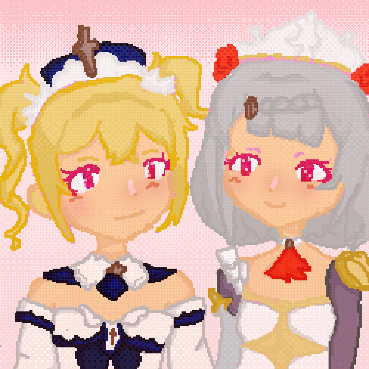 Pixilart - Noelle and Barbra by realusagi