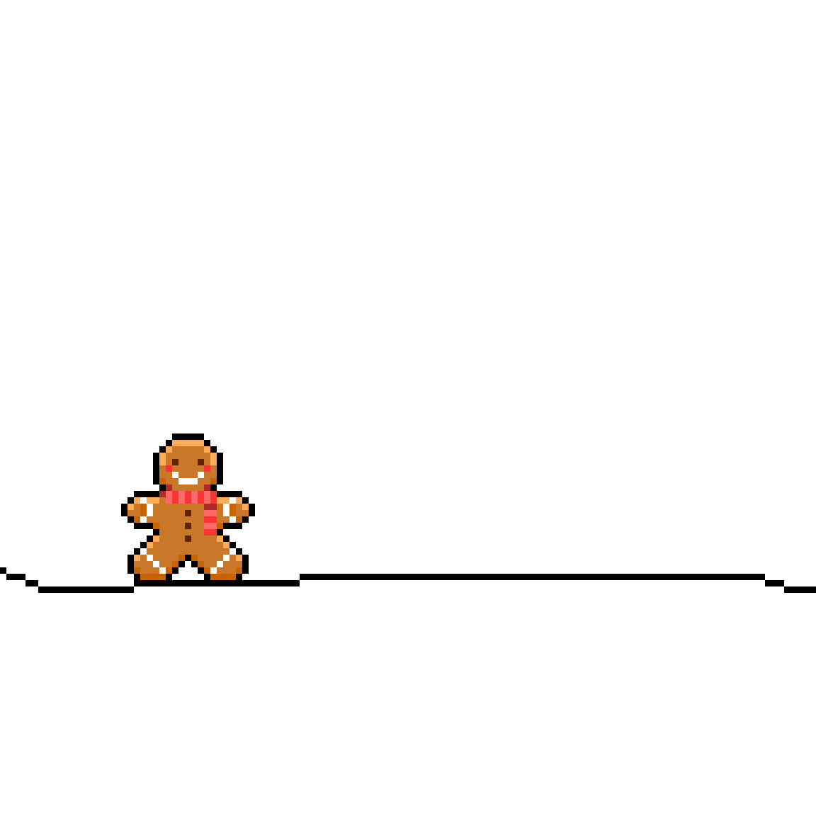 Pixilart - running gingy by GEEK-STUDIOS