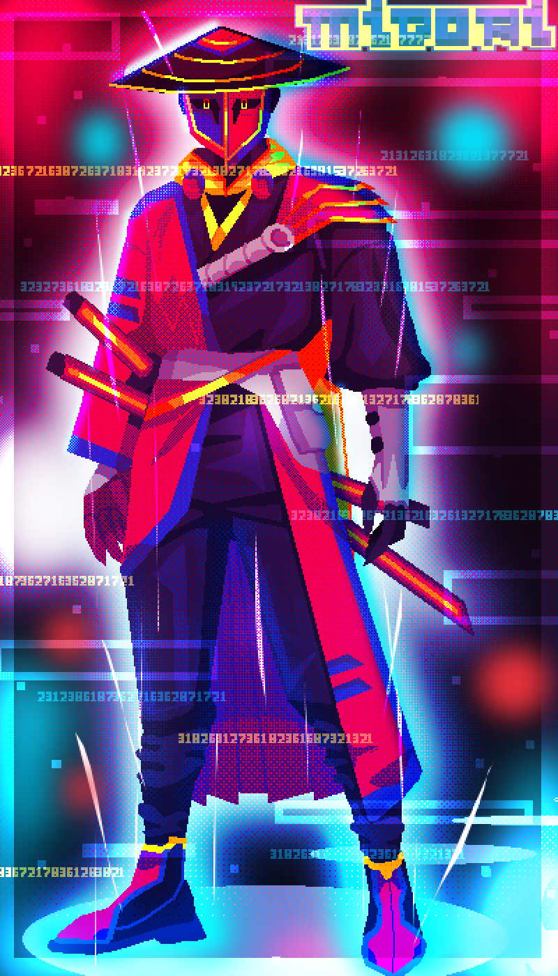 Pixilart - FUTURE SAMURAI :DD🤖🏢 by ANAI2