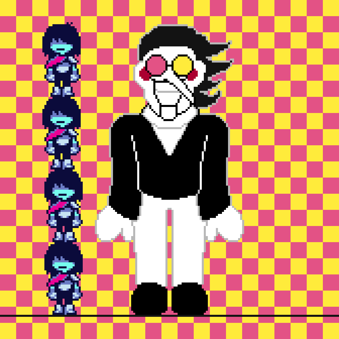 Pixilart - TALL spamton by SpacePancakezzz