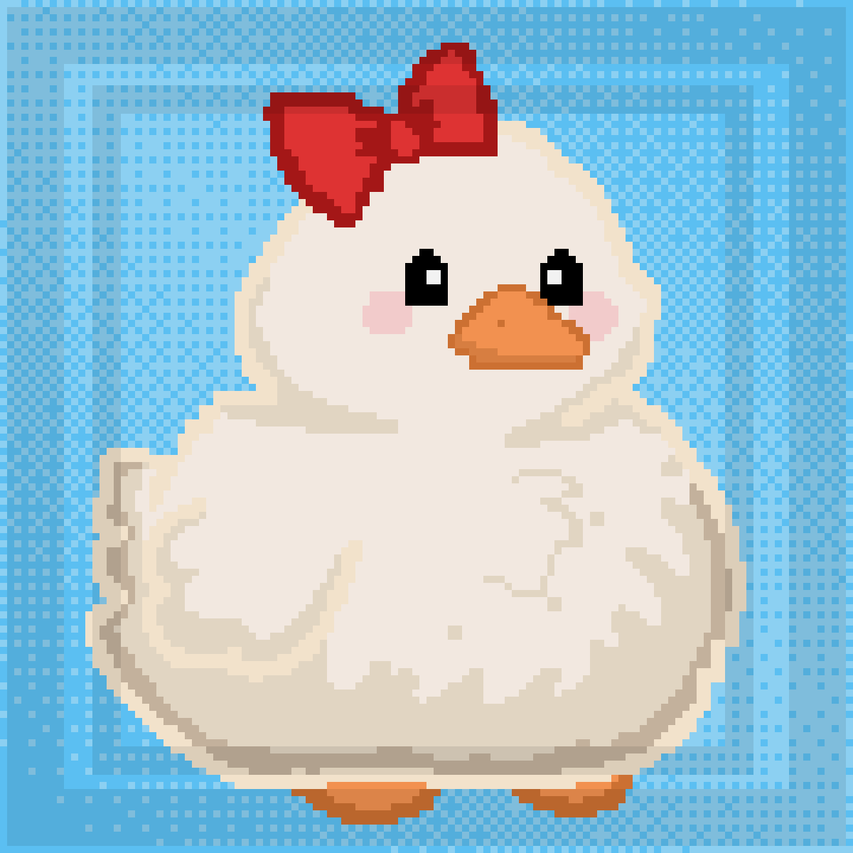 Pixilart - Fluff Goose by Midnight124
