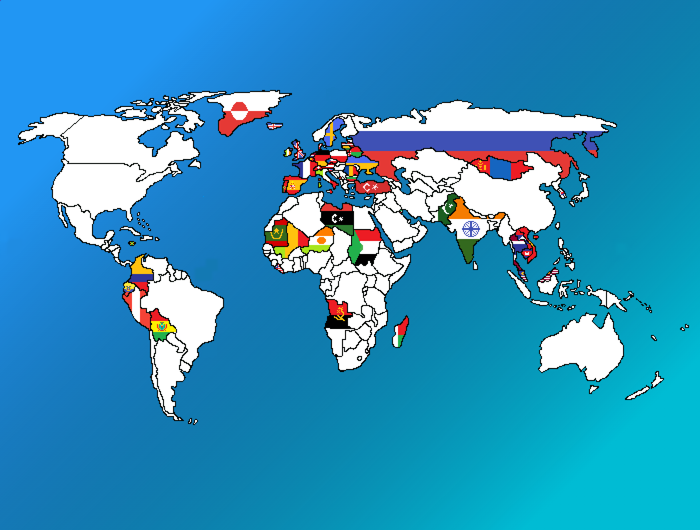 Pixilart - Complete World Map (Unfinished) by nature4ever