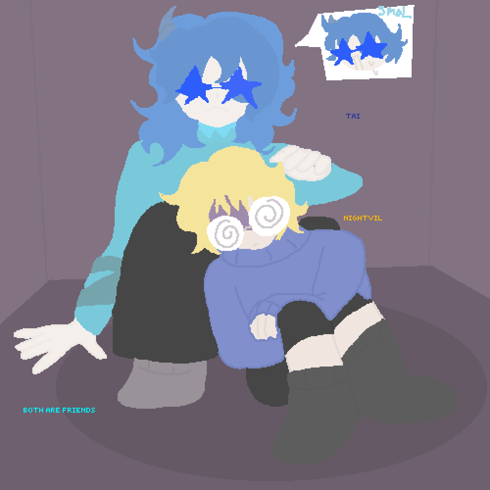Pixilart - oc friends by Sarvi