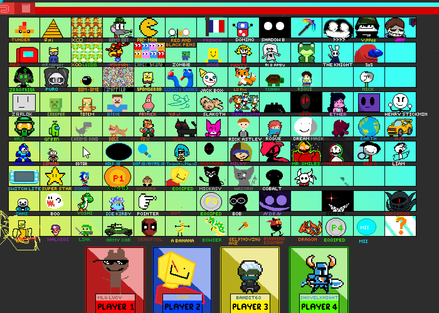 Editing I added Henry Stickmin! :D - Free online pixel art drawing tool ...