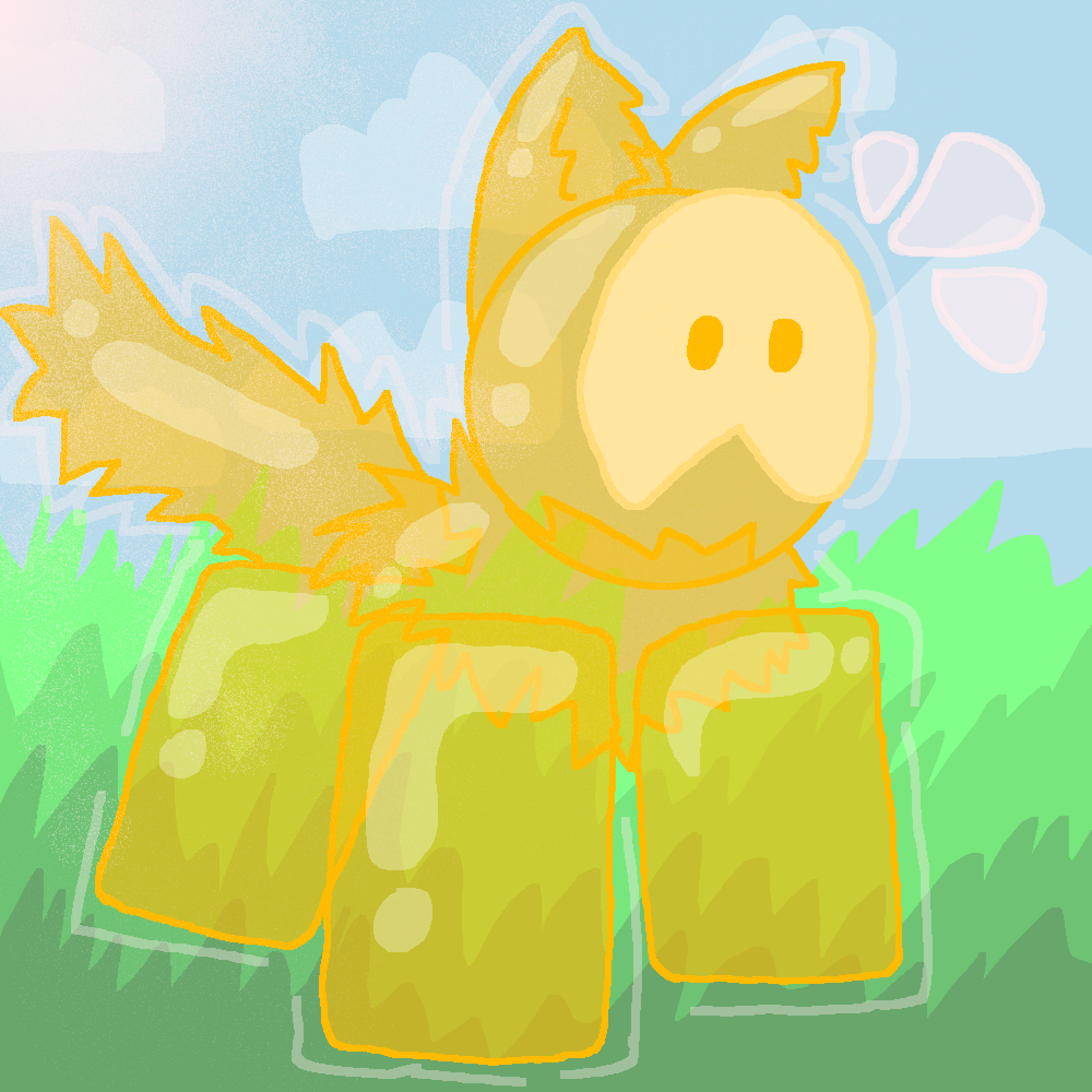 Pixilart - Golden Slimepup! by Bird-person