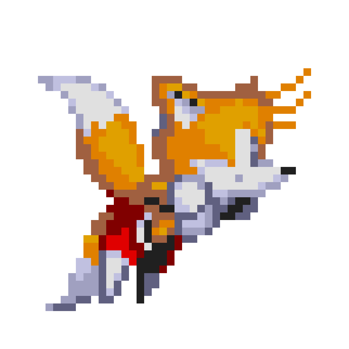 Pixilart - Sonic 3 Tails Running by PixelFox16