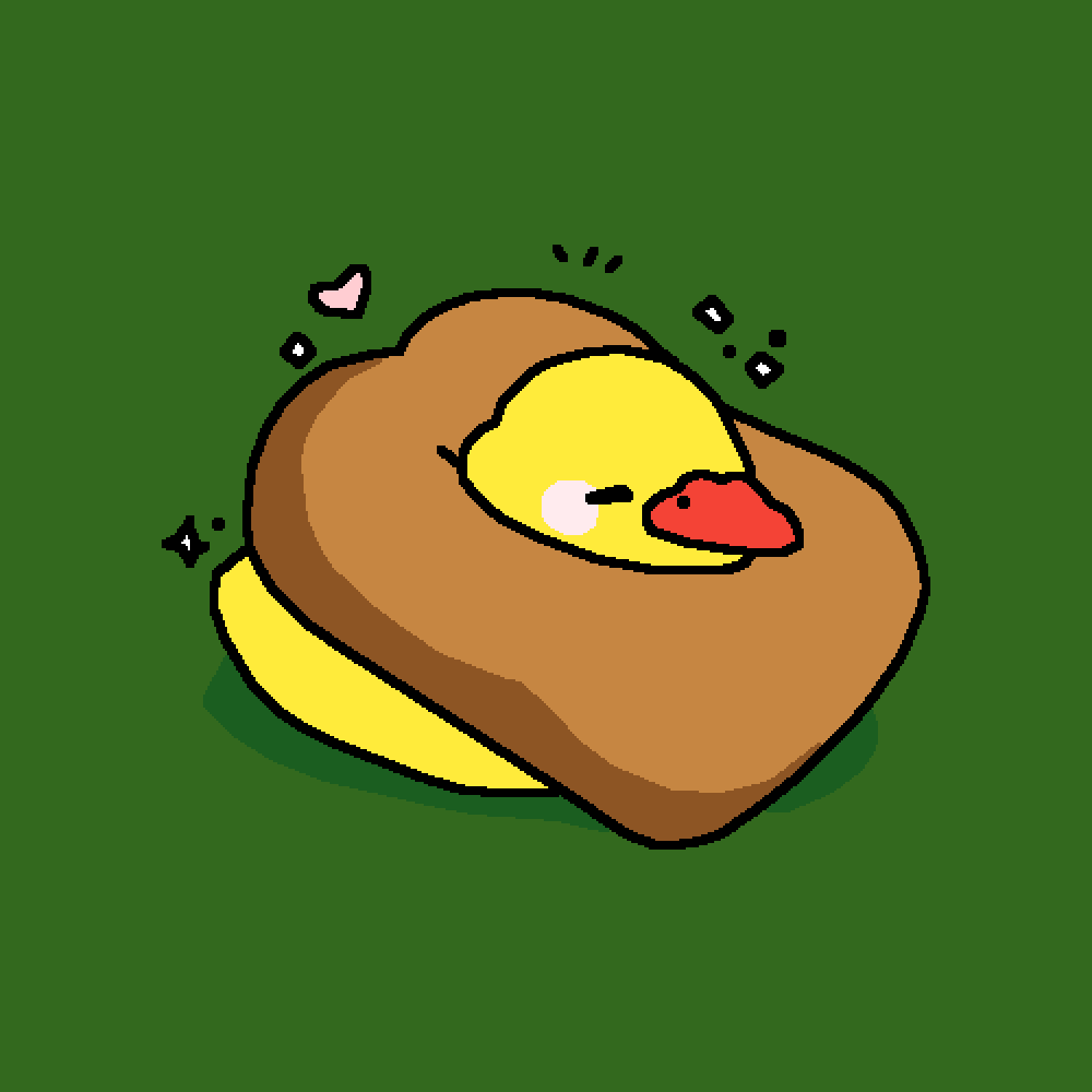 Pixilart - Bread Duck base by Red-velvet-12