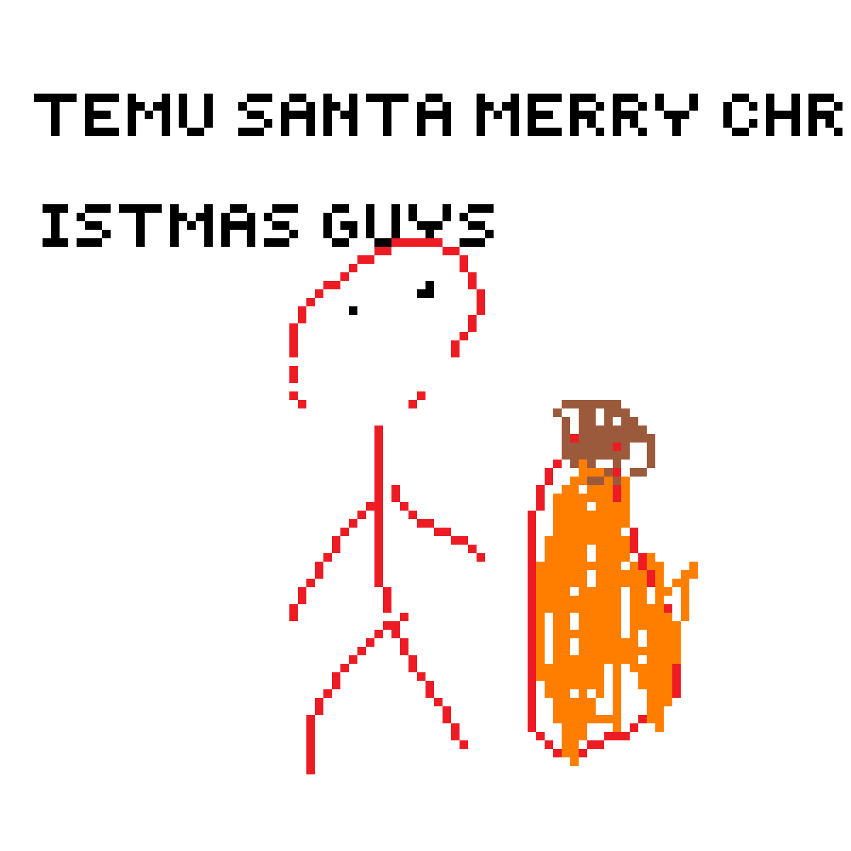 Pixilart - Temu santa merry christmas by AT-COOL