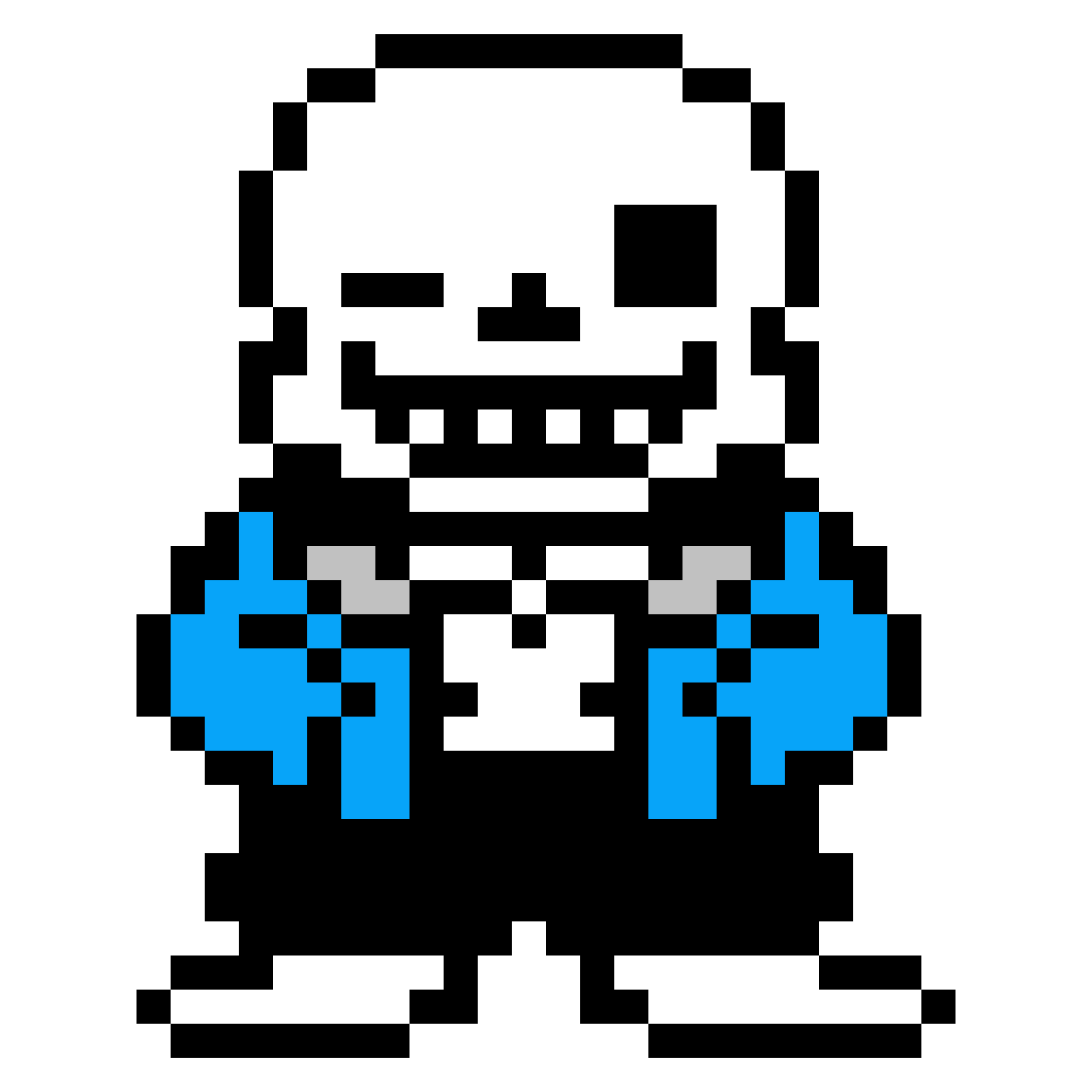 Pixilart - Badge - Undertale Sans by FishyDaGoat