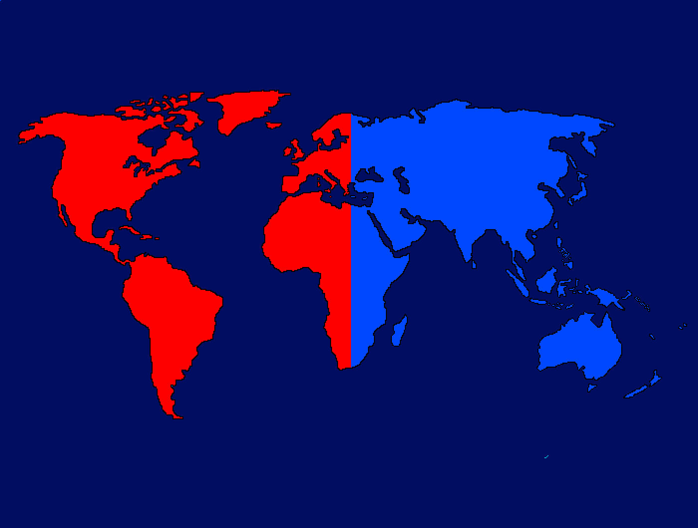 Pixilart - Red vs blue base by Siguythegoat