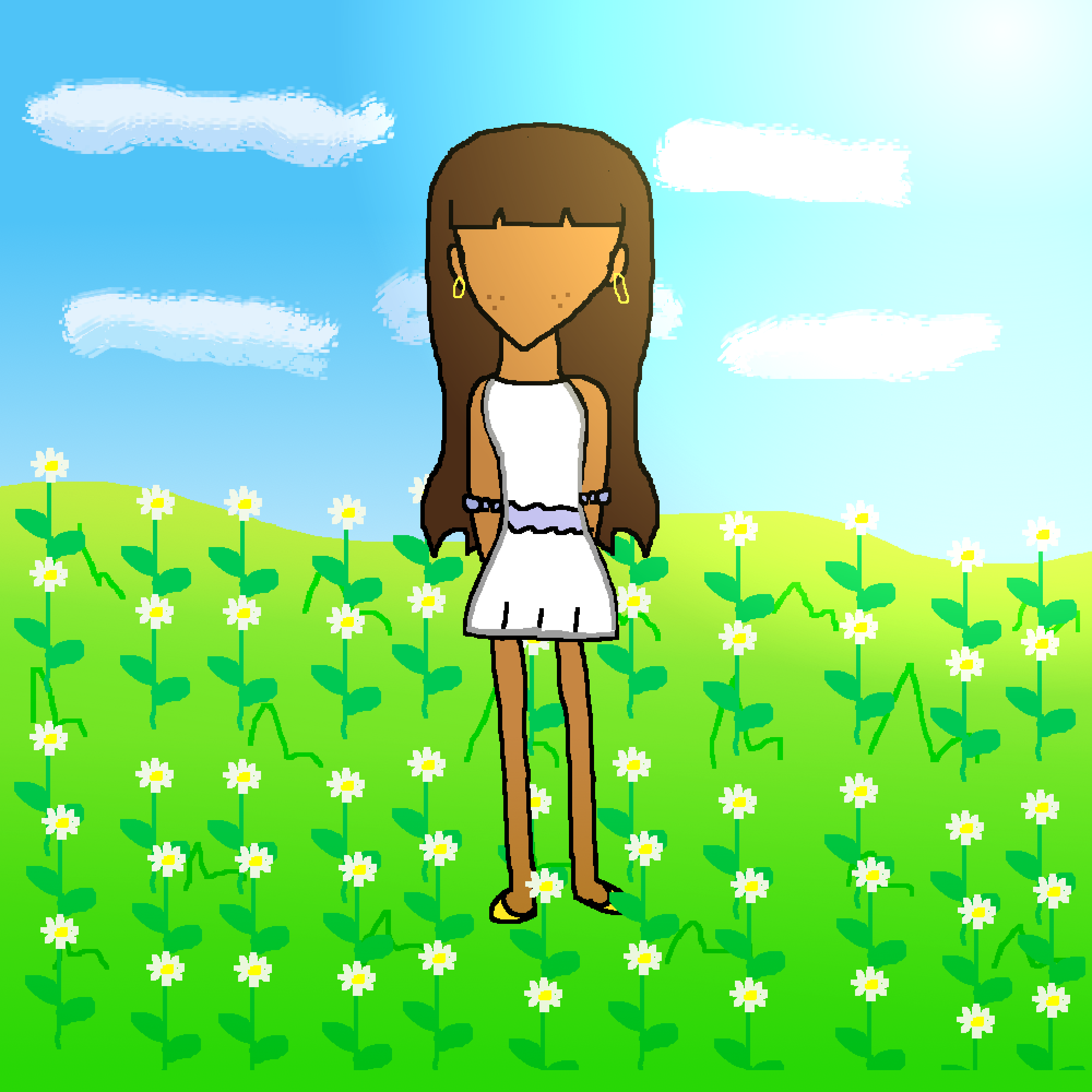 Pixilart - A Quiet Field by DandyDrew