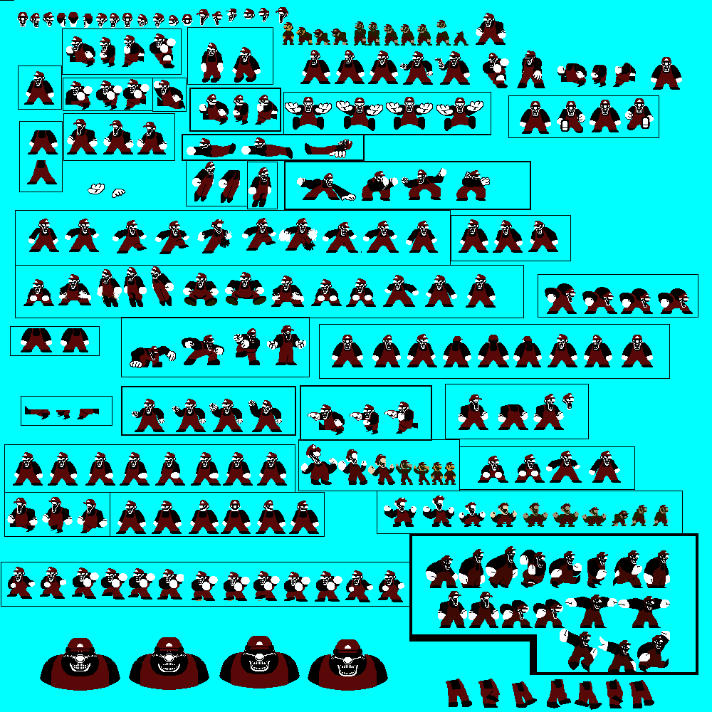 Pixilart - MX sprites 1,2, (unfinished 3) by iloveallah2