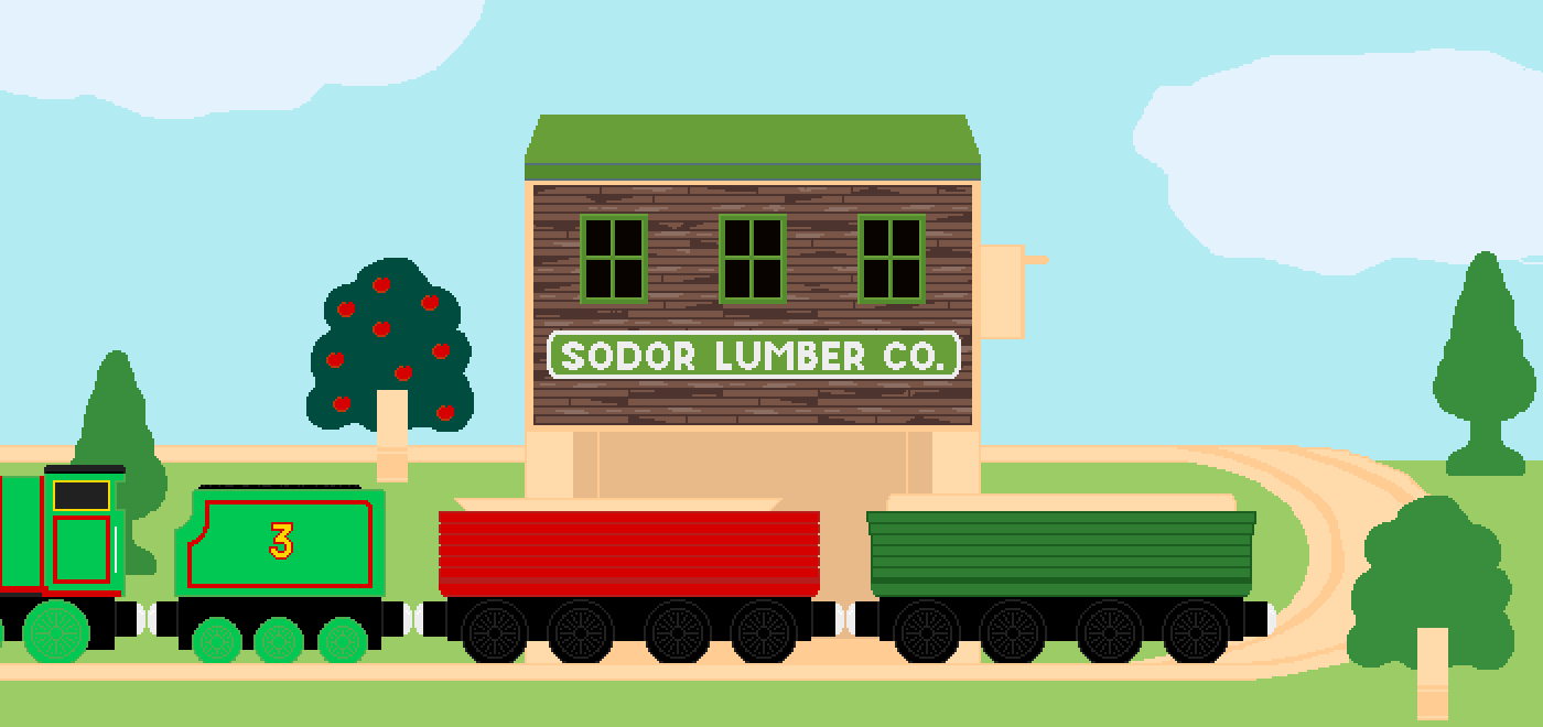 Pixilart - Sodor Log Loader by DrWillDo