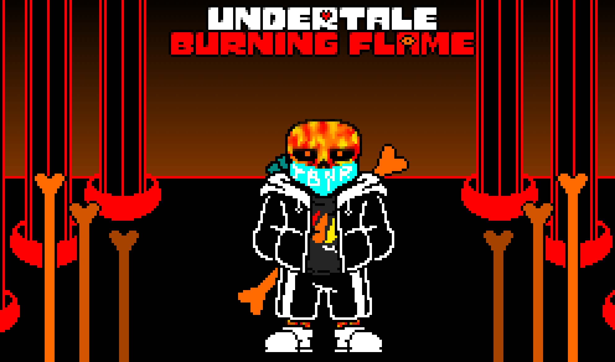 Pixilart - UNDERTALE: BURNING FLAME - TBNR!Sans by Pro5276Official