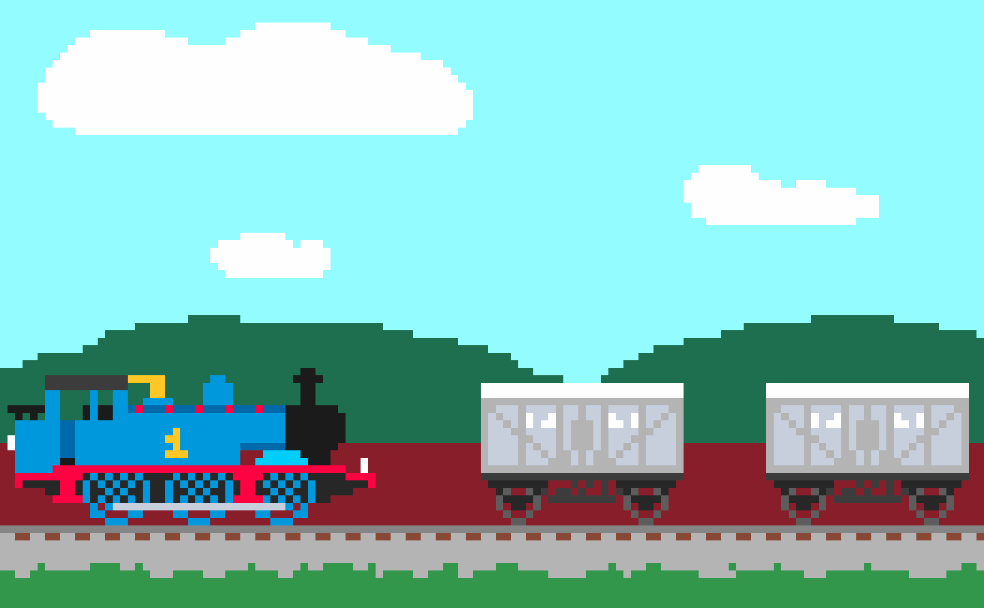 Pixilart - Thomas On Shunting Duty (V2) by GabrielGuz11