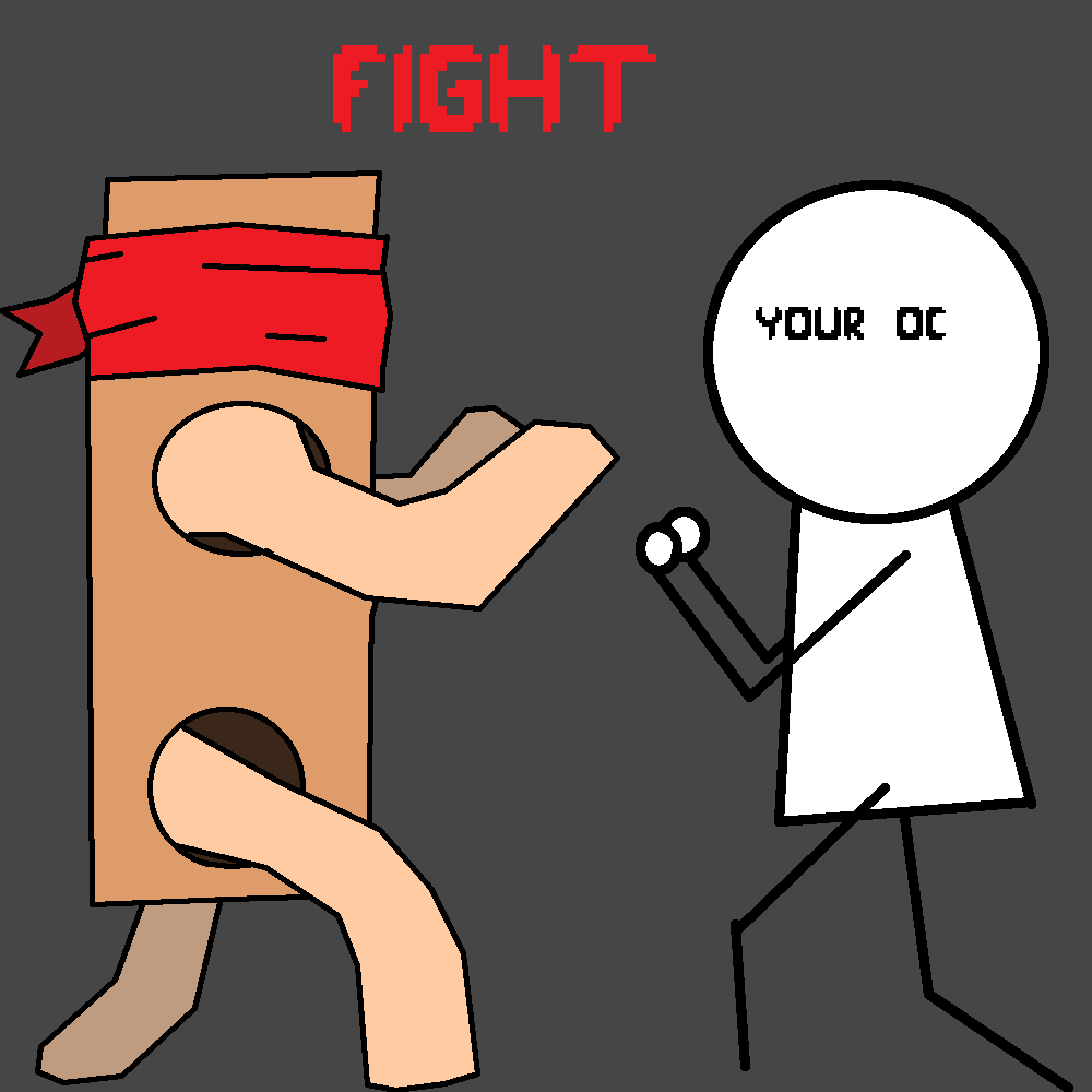 Pixilart - fight by JustAPixilGuy