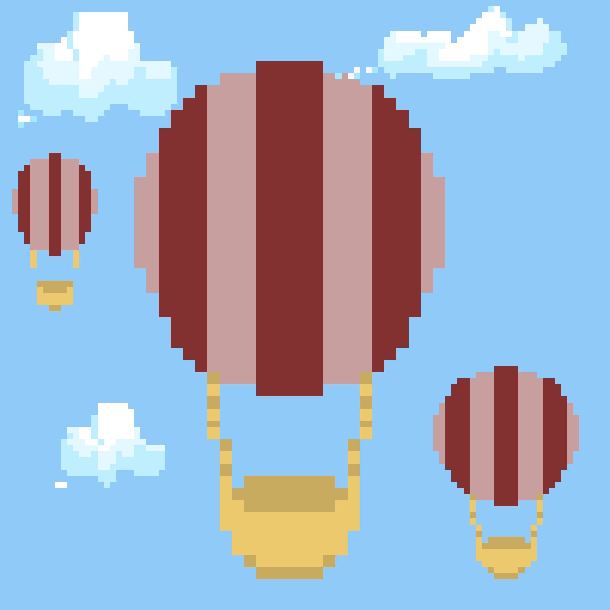 Pixilart - Hot air ballon by VortexViper