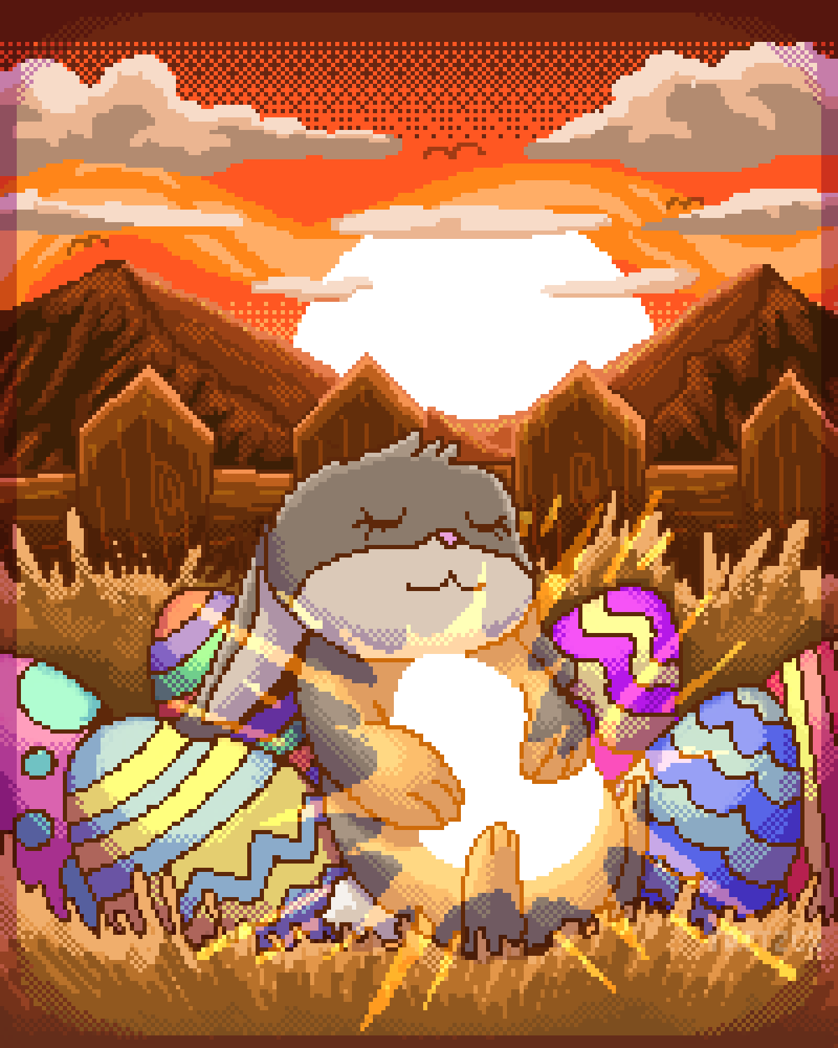 Pixilart - The Warmth of Easter (Easter Contest Submission) by Jukemino