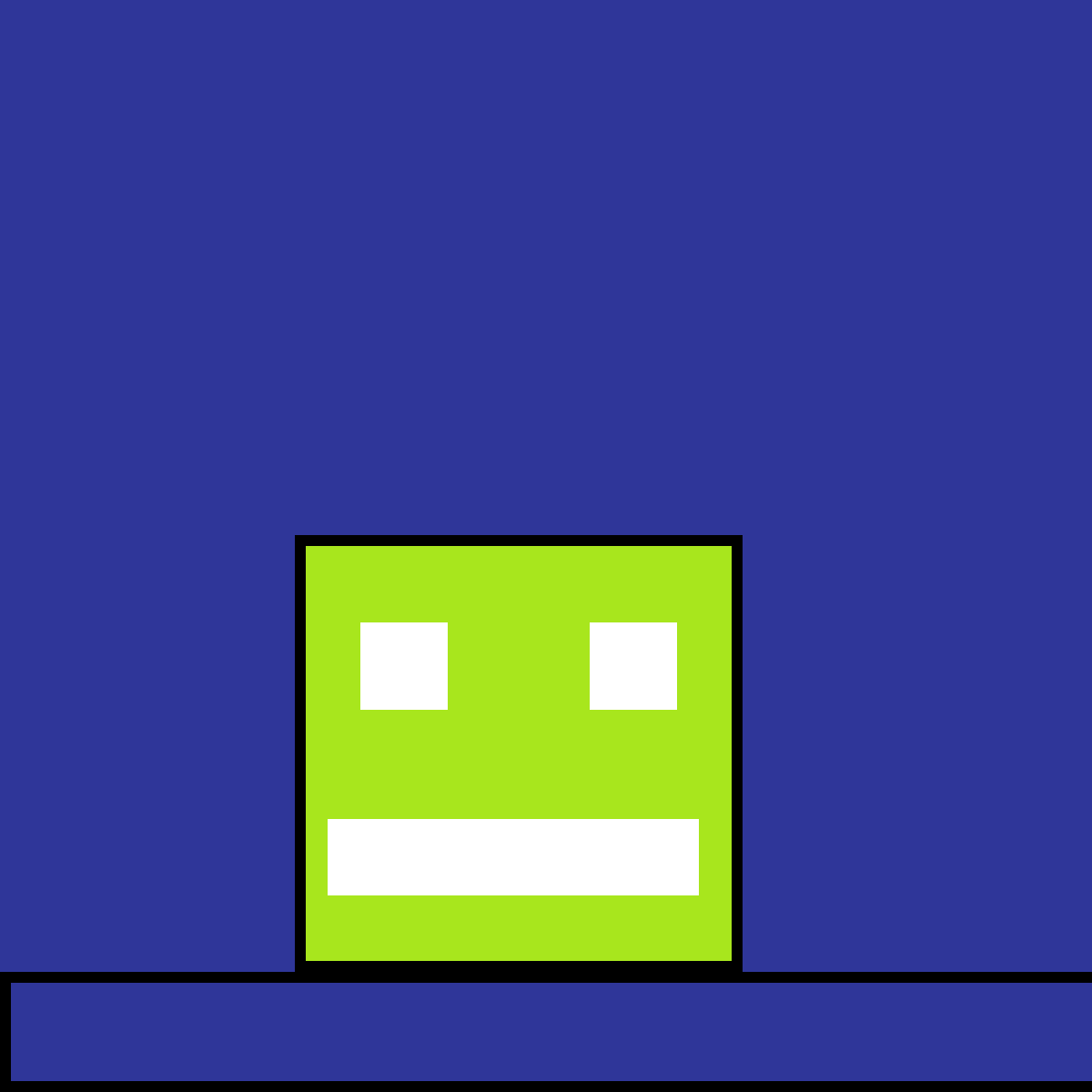Pixilart - geometry dash cube by waffle183877