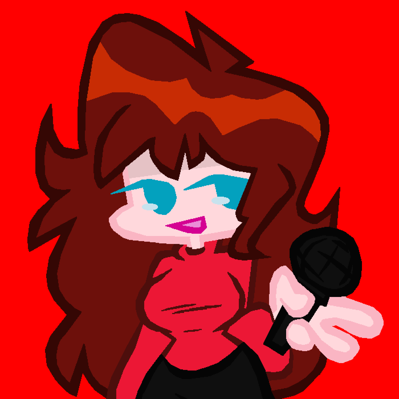 Pixilart - Girl friend FNF Colourized Refixed by KlausMN