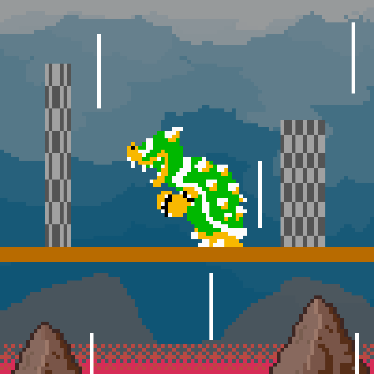 Pixilart - NES Super Mario Bros Bowser Sprite by BlueHedgehogX