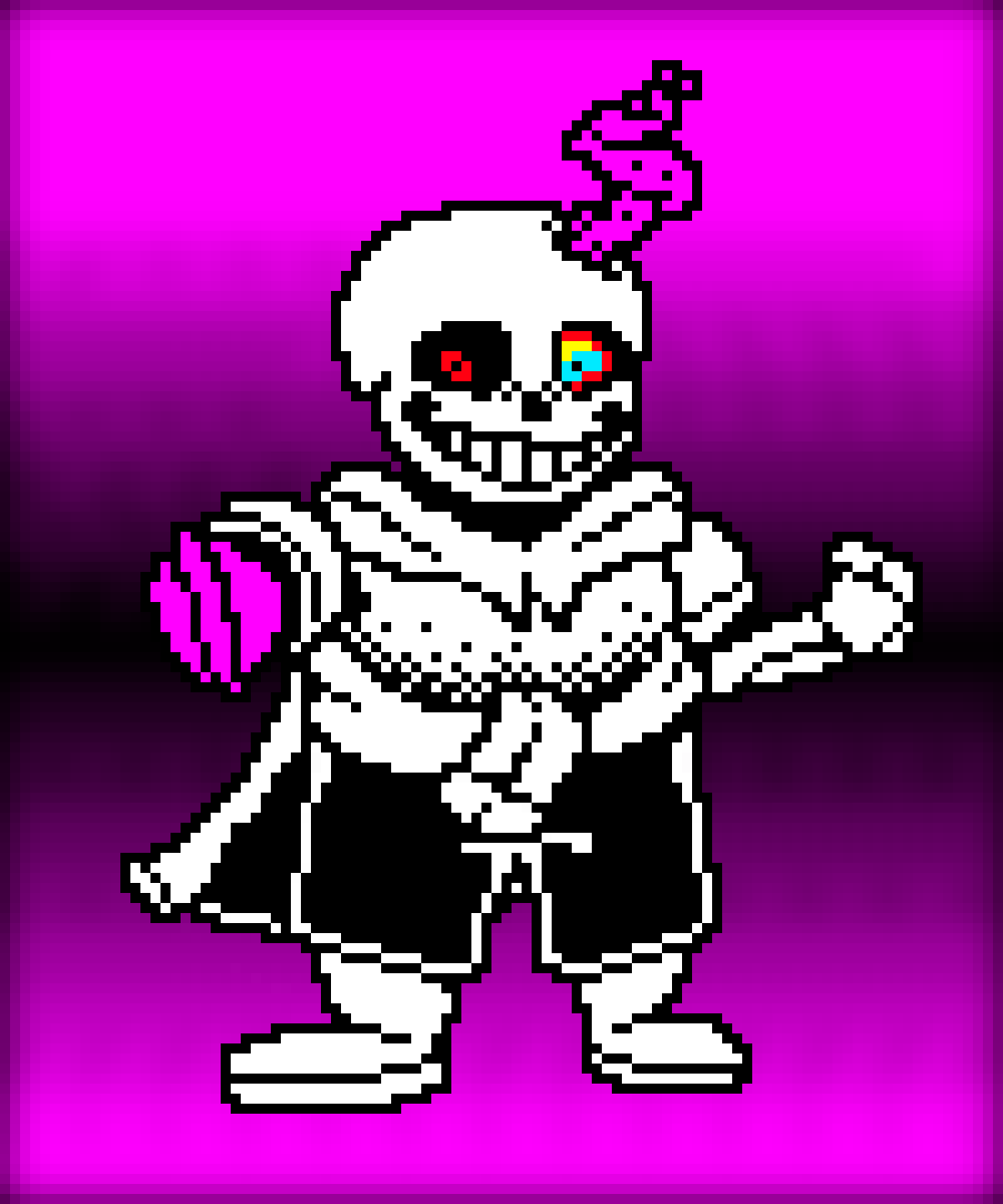 Pixilart - Dustrust Phase 2 Sans sprite by Mraldeano