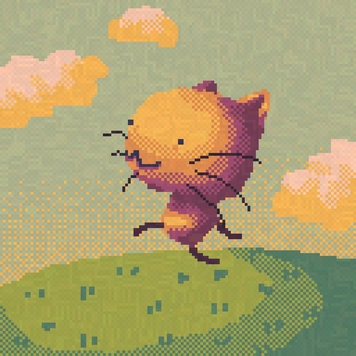 Pixilart - Quick stroll (alt colour pallet ) by patchee