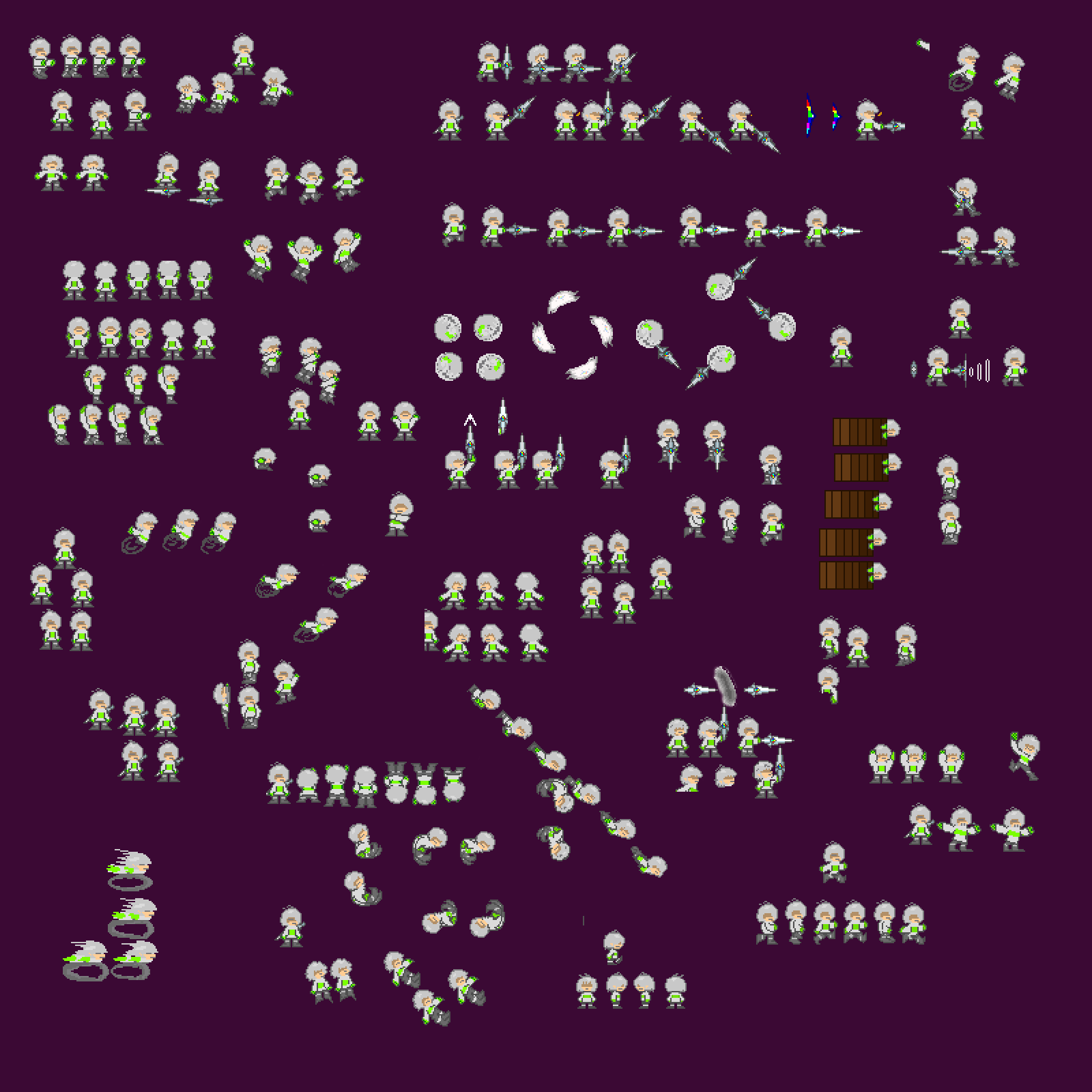 Pixilart - Updated Gray Sprites by Cosmogos