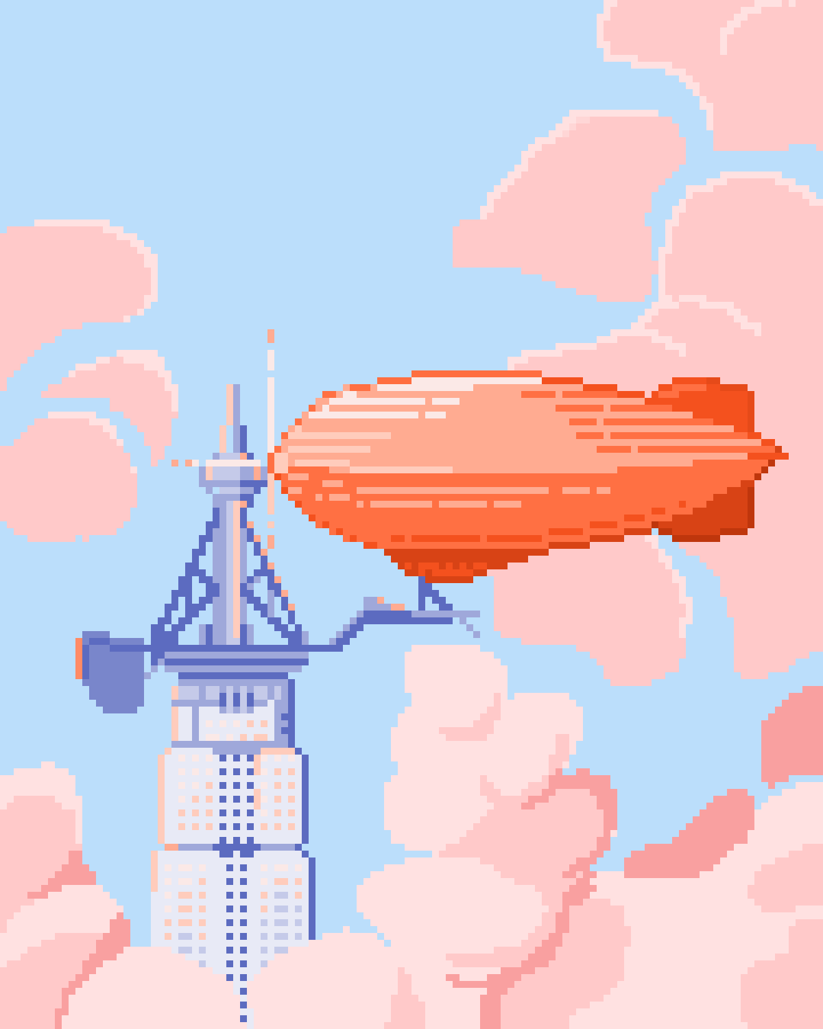 Pixilart - blimp by f1onaf1cat1on