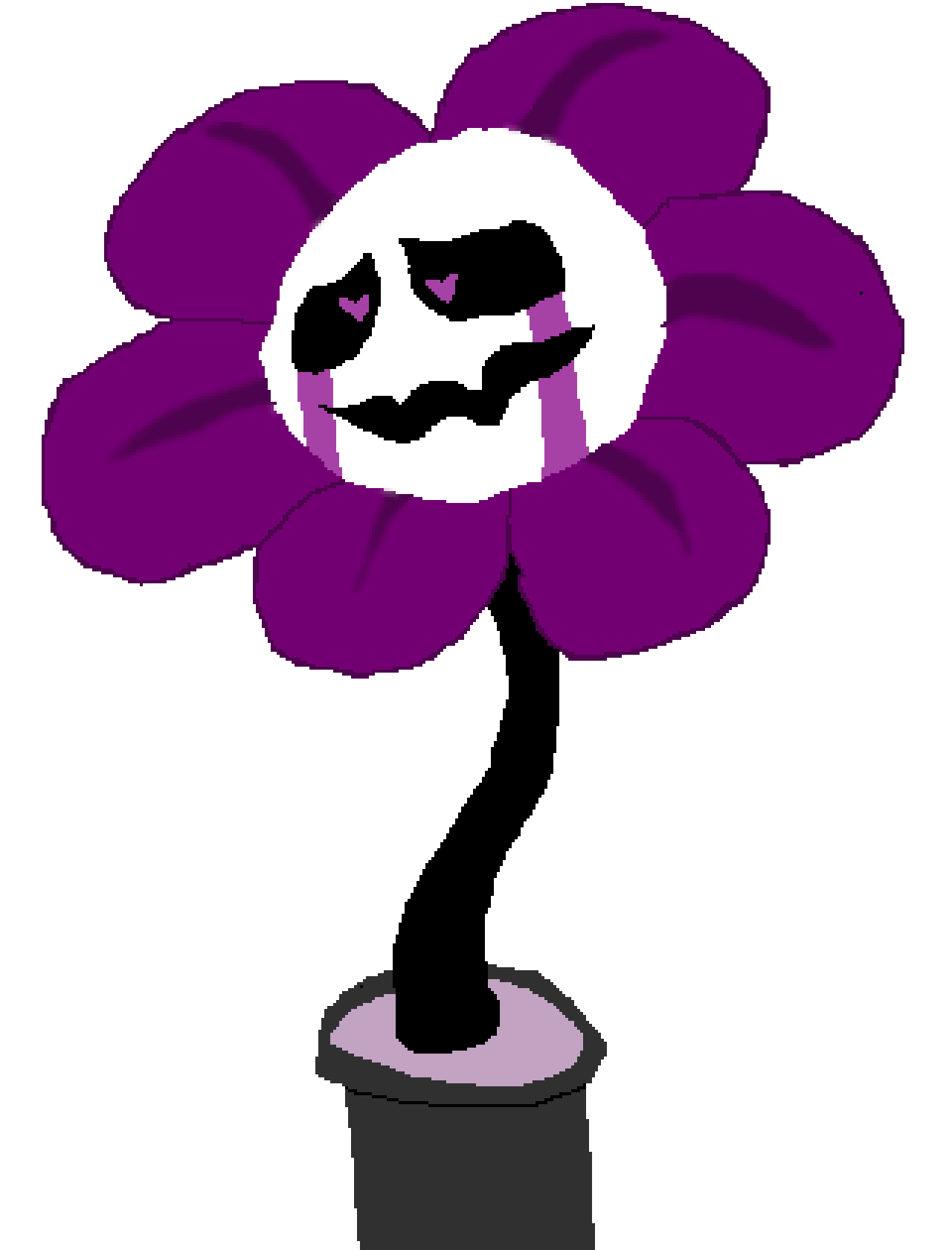 Pixilart - Flowey cosplaying as 'The Puppet' by Alolan-CS