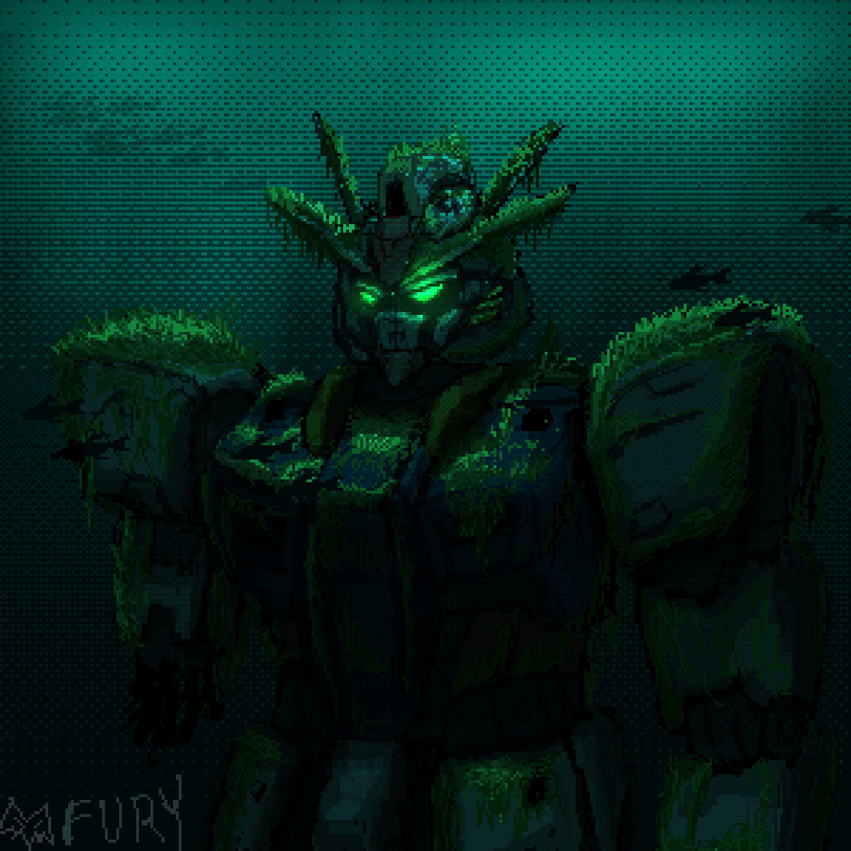 Pixilart - The Fallen Gundam by AKA-Masterpeace
