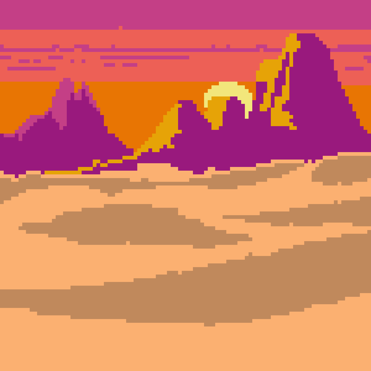 Sunrise - Daily Art Challenge - Pixilart