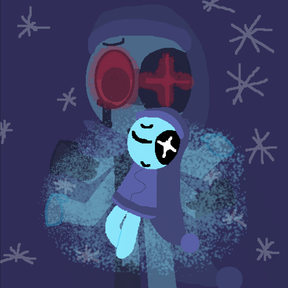 Pixilart - Twisted Astro and normal Astro by Casey-1080