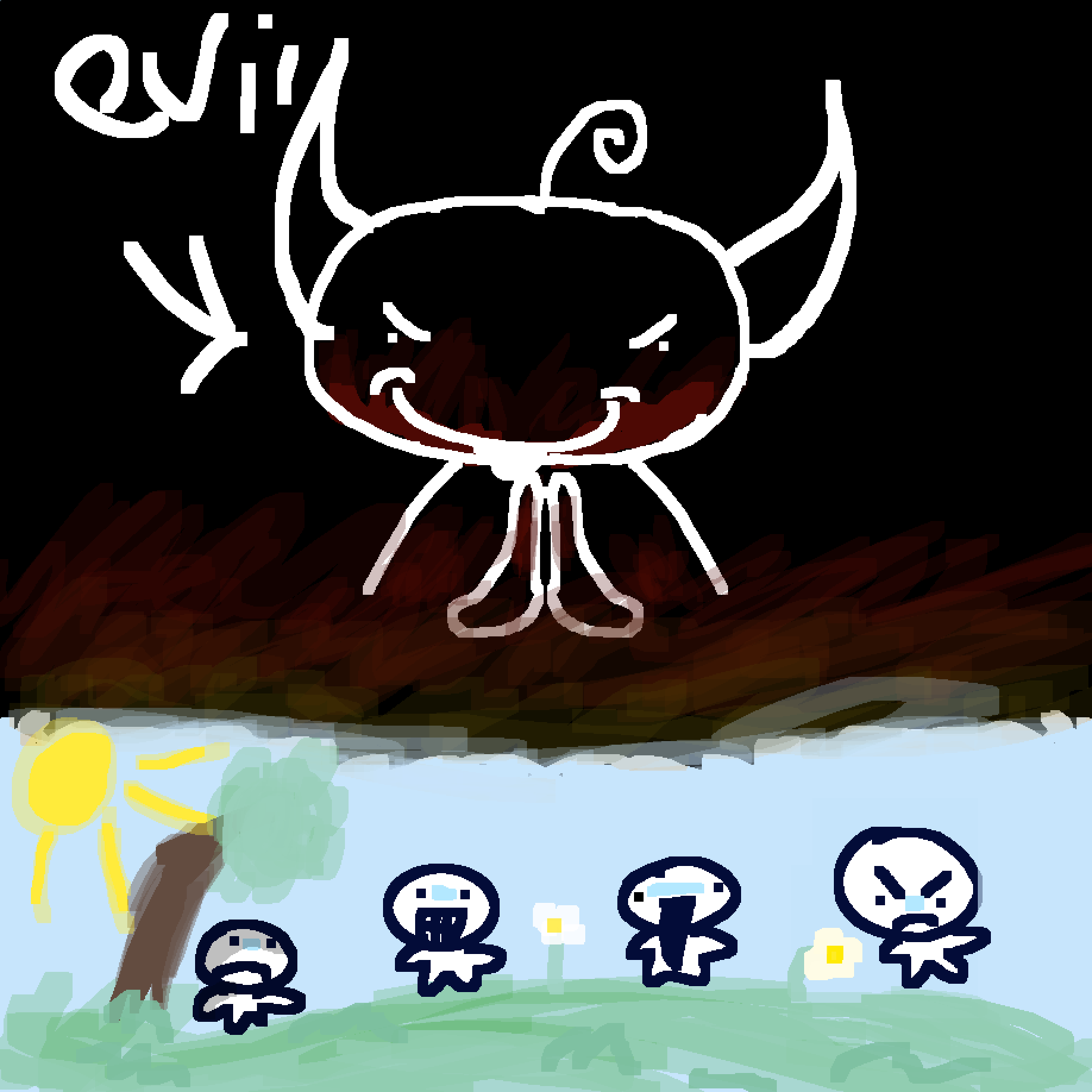 Pixilart - How I feel making oc lore by sillyM0TH101