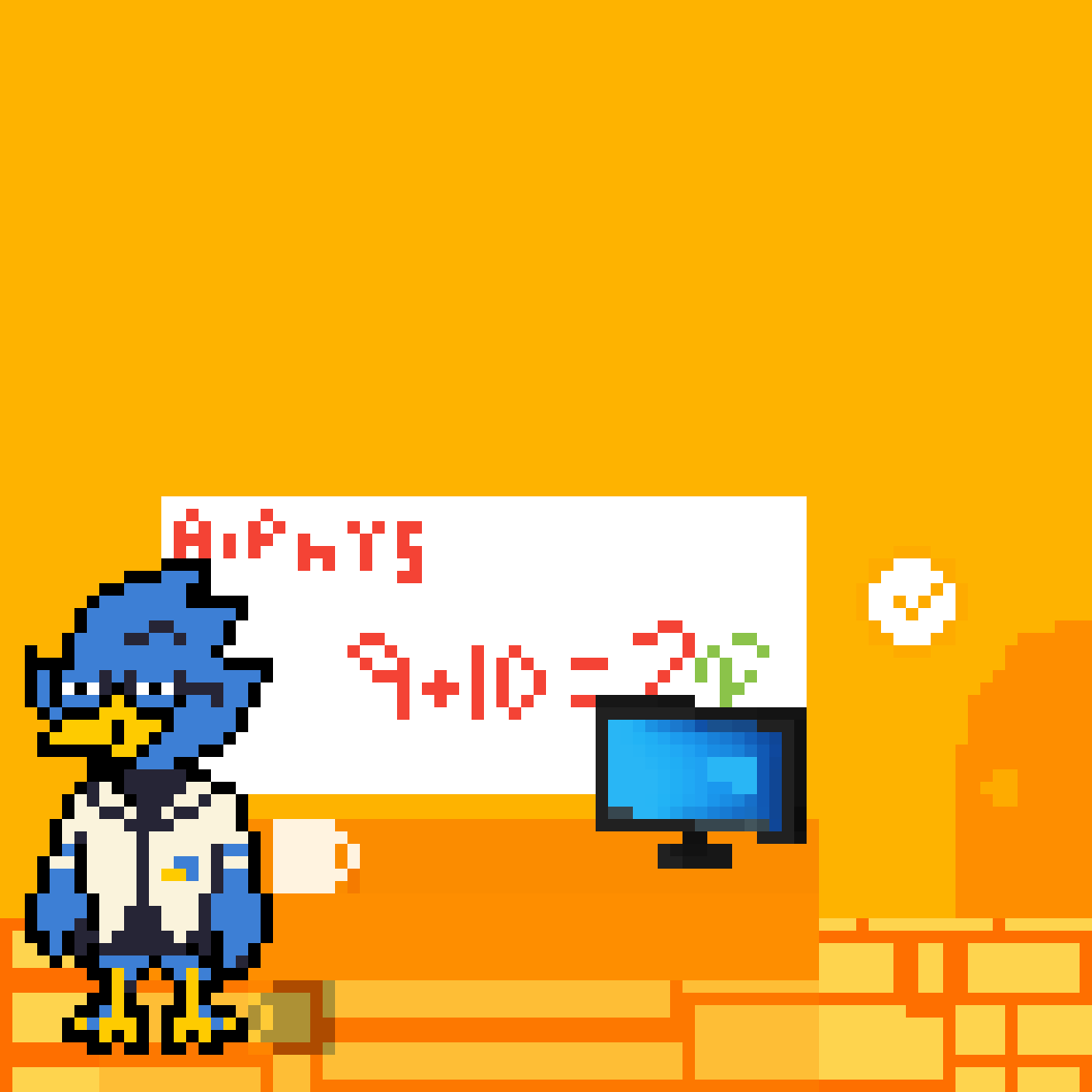 Pixilart - Spamton Absorbs Berdly by 2ThaMax