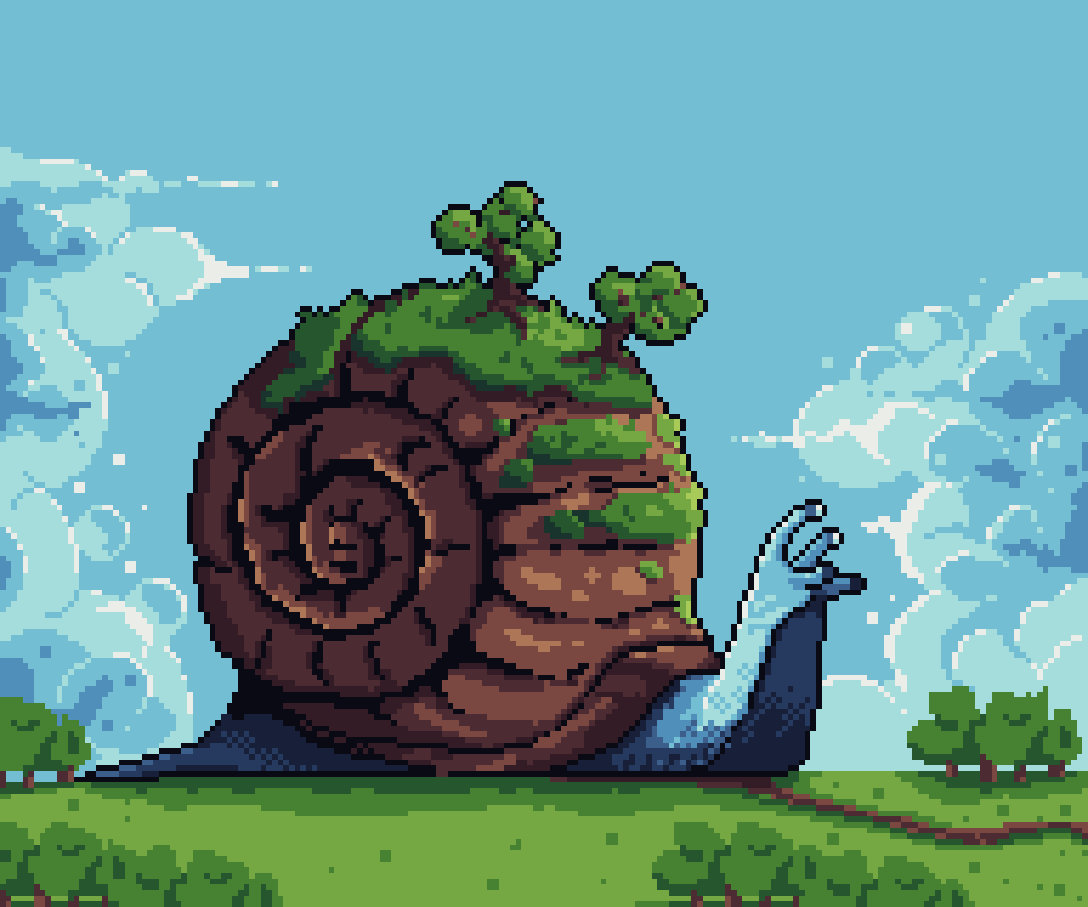 Pixilart - Snail by Jin9310