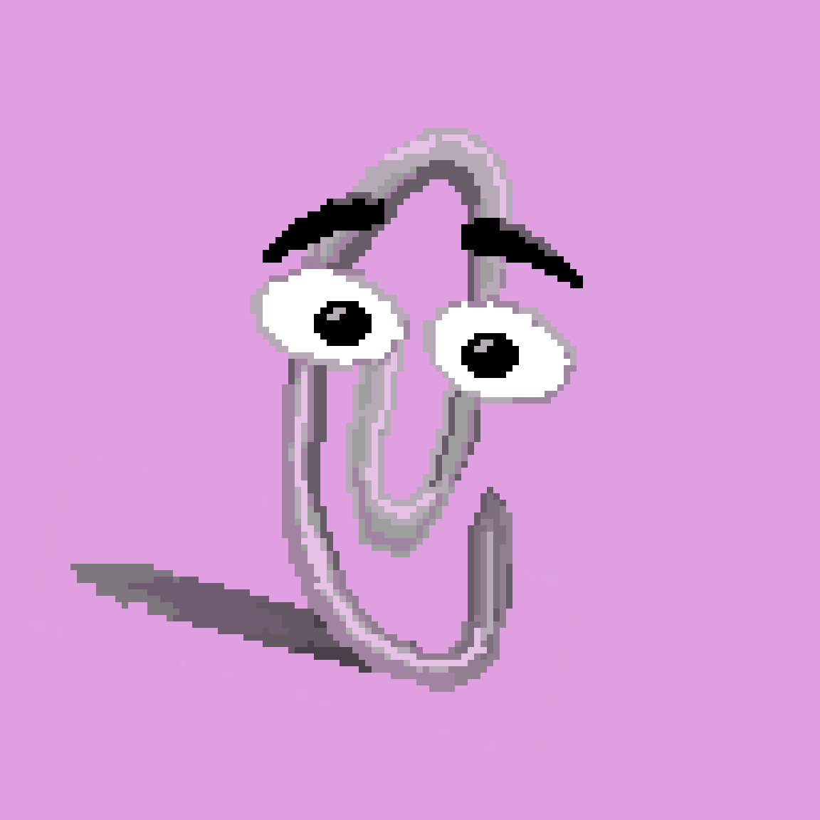 Pixilart - Clippy by AL3K