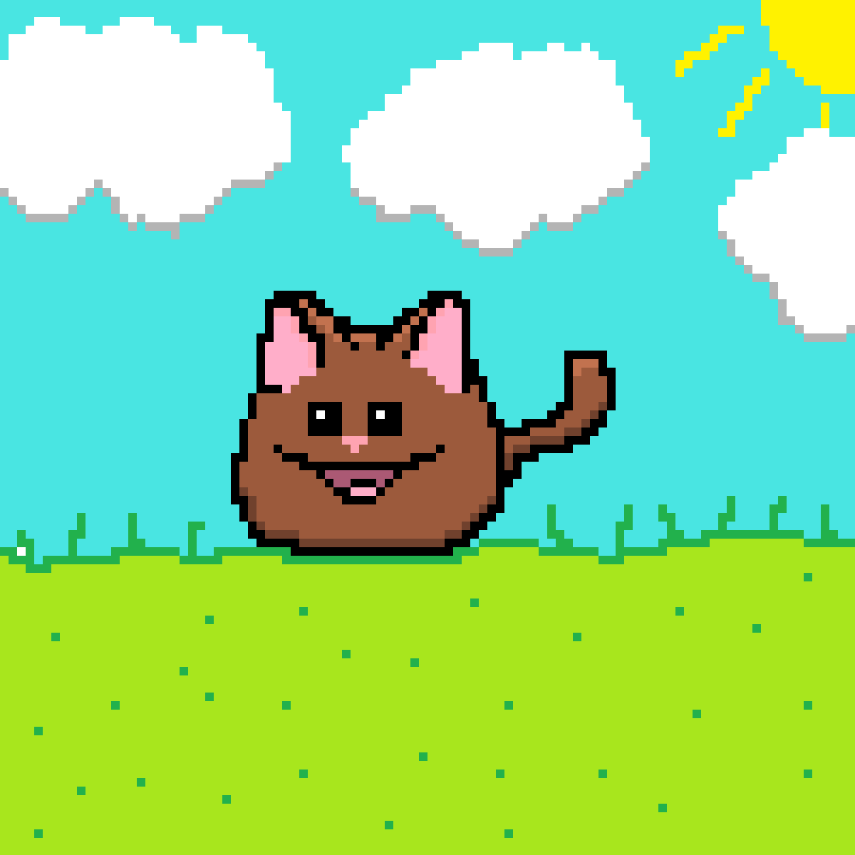 Pixilart - Blob Cat by An-Old-Avalugg