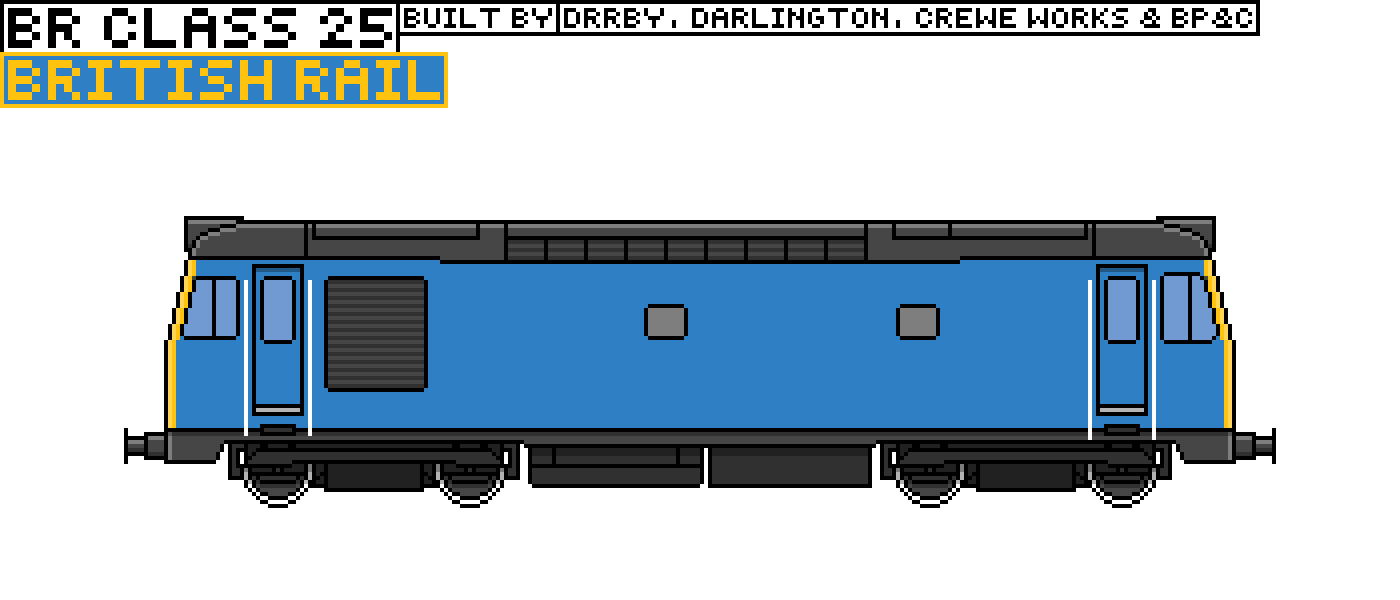 Pixilart - BR Class 25 by Kubsamboll