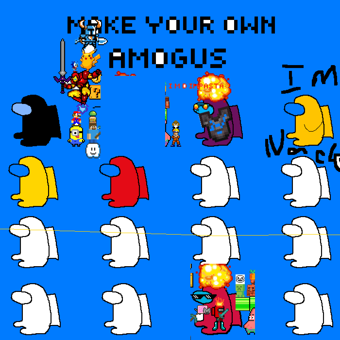 Pixilart - Make An Amogus by wilaboyzzzzz
